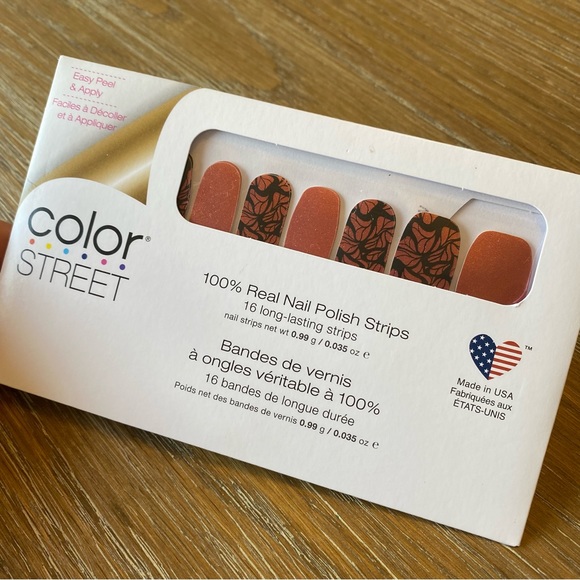 Color Street | Makeup | Color Street Wing It On Orange Black Butterfly ...